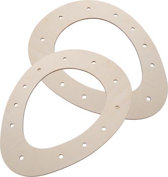 Amosfun Osterkranz 2 St&uuml;ck Holzgestelle f&uuml;r Die Herstellung Von Osterkr&auml;nzen Blumendekorationen