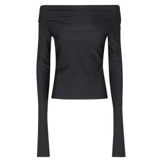 Andamane Wallis Off-Shoulder Top - - Tops - Damen - Schwarzk - S