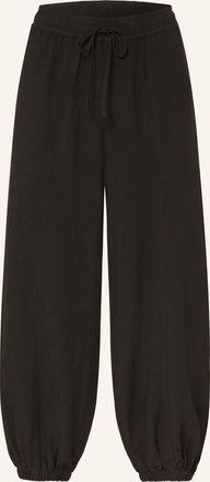 OPUS Hose Myha Im Jogging-Stil schwarz