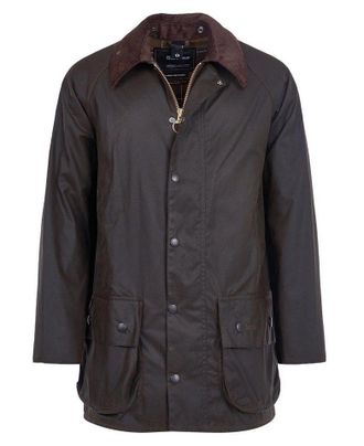 Barbour Outdoorjacke BARBOUR Classic Beaufort Wachsjacke Olive (1-St)