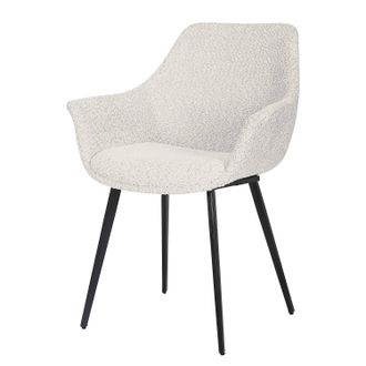 Studio Copenhagen home24 Polsterstuhl Drisco 64 x 84 x 62cm Grau/Hellgrau