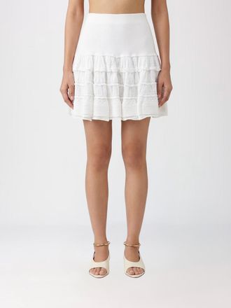 Alaia Jupe ALA&Iuml;A Femme couleur Blanc