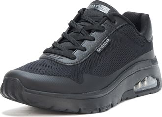 Skechers Damen UNO Flex Spring On Air Sneaker, Black Hot Melt/Mesh, 41 EU