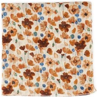 Au Printemps Paris Etole imprim&eacute; fleuri en coton