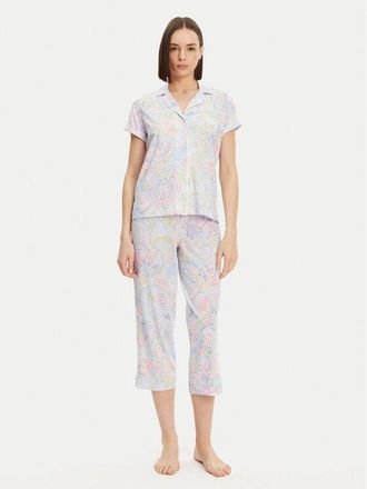Lauren Ralph Lauren Pyjama ILN92421 Blau Regular Fit