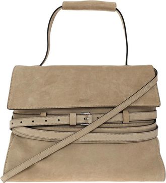 Moschino Sac &agrave; main Tie Me - Femme - Sacs - Beige - Taille: ONE Size