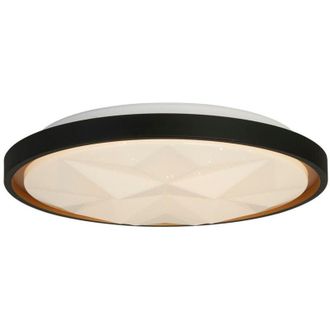 Searchlight Searchlight Satellite LED-Deckenleuchte, Schwarz mit Diffusor in Sternoptik