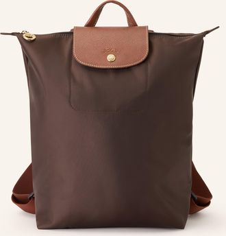 Longchamp Rucksack Le Pliage Medium braun