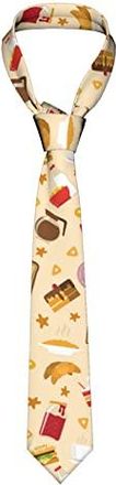 Generic Cravate Homme R&eacute;gime Alimentaire Classique Necktie Tendance Cravate Pour C&eacute;l&eacute;brations Remise De Dipl&ocirc;me F&ecirc;te