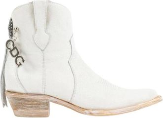 Comme Des Gar&ccedil;ons Femme, Chaussures, Blanc, Taille: 36 1/2 EU Mexicana Bottes