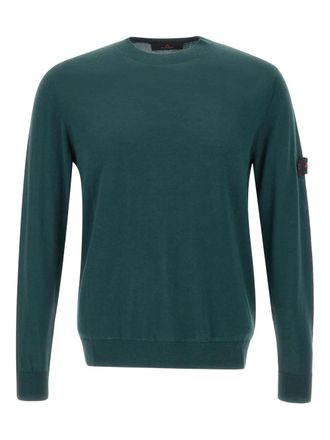 Peuterey pull à patch logo - Vert