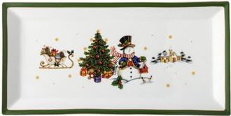 Hutschenreuther Platte eckig 36 cm Happy Wintertime 36x18 CM