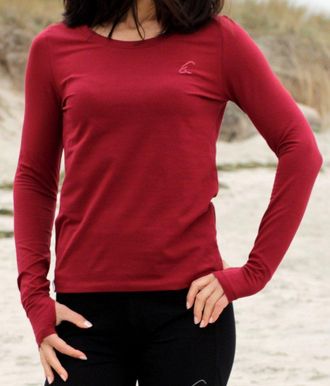 ESPARTO Yogashirt Langarmshirt Vicitra &Auml;rmel mt Daumenloch