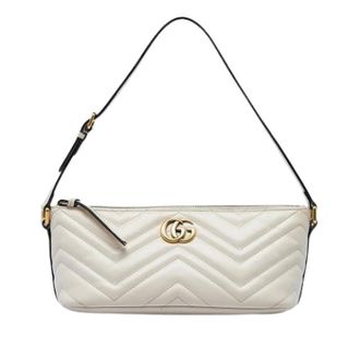 Gucci Sac bandouli&egrave;re matelass&eacute; Pre-owned - Femme - Pre-owned - Blanc - Taille: ONE Size
