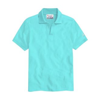 MC2 Saint Barth Herren Polo Shirt Halbarm Pique - - Tops - Herren - Gr&uuml;n - 2XL