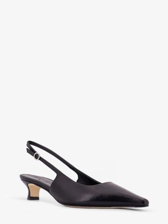 Aeyde Womens Pumps Catrina Black Leather High Heel Shoes