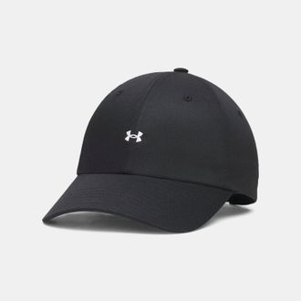 Under Armour Essential Low Verstellbare M&uuml;tze f&uuml;r Damen Schwarz / Halo Grau EINHEITSGR&Ouml;SSE