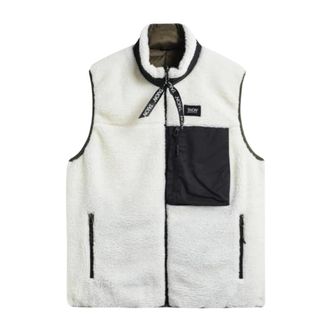 TAION Taion - Light Down Hi-Neck Vest - Homme - Vestes - Beige - Taille: XS