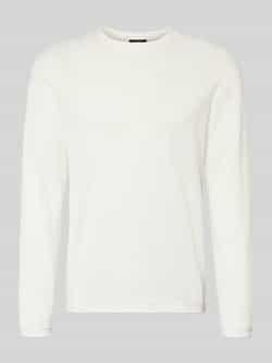 Cinque Longsleeve mit gerippten Abschl&uuml;ssen Modell BADI