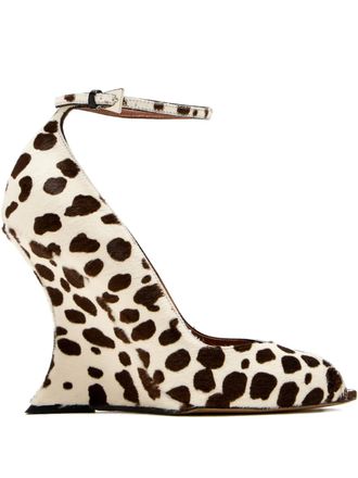 PARIS TEXAS escarpins à imprimé léopard 110 mm - Tons neutres