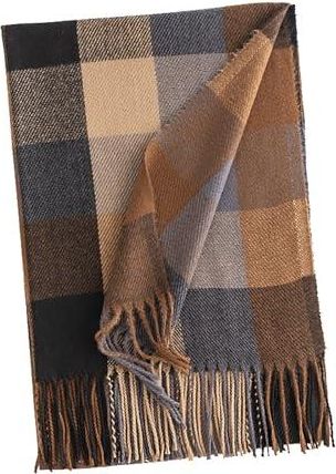 Generic &Eacute;charpe noire, &eacute;charpe longue, &eacute;charpe douce et chaude, &eacute;charpes pour femmes, foulards l&eacute;gers &agrave; vapeur, marron, taille unique