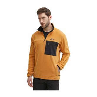 Picture Mathew 1/4 Tech Fleece - - Sweatshirts & Hoodies - Herren - Orange - S