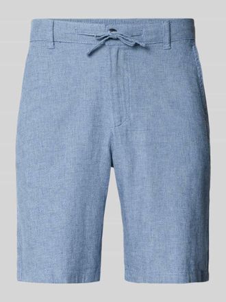 Selected Regular Fit Chinoshorts aus Baumwoll-Leinen-Mix Modell BRODY