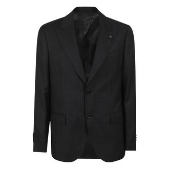 Lardini Iconic Jacket - Homme - Costumes - Noir - Taille: L