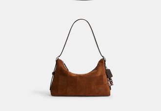 Coach Alter/Ego L&auml;ssige Schultertasche Aus Upcrafted-Wildleder Im Schachbrettmuster