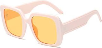 Generic Lunettes dextérieur à grand cadre pour hommes et pour femmes, lunettes décoratives pare-soleil de plage (couleur : B, taille : moyenne), E, Taille uni
