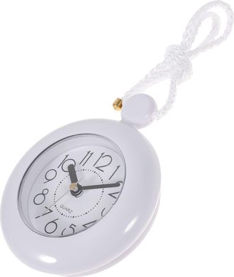 Cabilock wasserdichte Badezimmer-wanduhr Zum Aufhängen Stille Uhr Ohne Batterie Praktische Und Platzsparende Wanddeko Für Bad Wohnzimmer Und Schlafzimmer