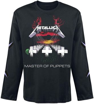 Metallica Master of Puppets Männer Langarmshirt schwarz XXL 100% Baumwolle Band-Merch, Bands