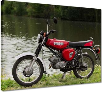 Generic Gem&auml;lde auf Leinwand gedruckt Wandbild Dekor 50 x 40 cm Simson S51 Electronic No. H10087M_PC1R