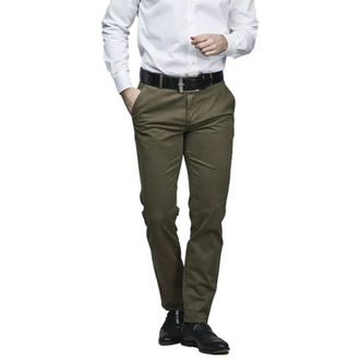 Hansen & Jacob Hansen & Jacob, Homme, Pantalons, Vert, Taille: W38 L34 Chinos Aerodyn Classiques en Vert