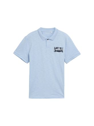Tom Tailor Herren 1046740 Poloshirt, 21068-Light Powder Blue, XL
