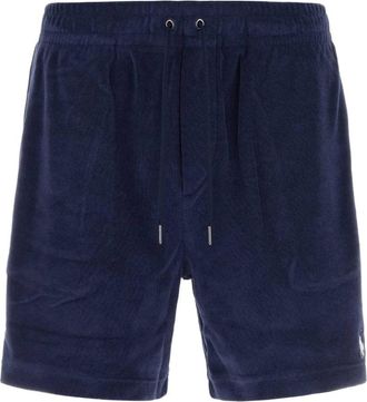 Polo Ralph Lauren Homme, Shorts, Bleu, Taille: XL Terry Fabric Bermuda Shorts