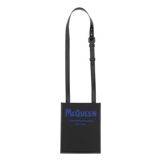 Alexander McQueen Logo-print Messenger Bag - - Bags - Herren - Schwarzk - ONE SIZE