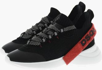 Dsquared2 Technical Fabric Low-Top Sneakers FLY with Contrast Details size 38