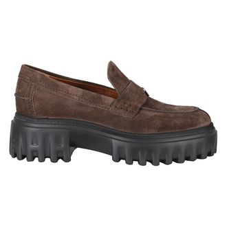 Hogan Femme, Chaussures, Brun, Taille: 39 EU Mocassins H700