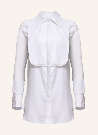 Helene Galwas Langarm Bluse Aus Baumwolle Hada weiss