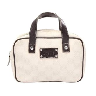 Loewe Pre-owned Anagram PVC Coated Canvas Leder Handtasche - - Pre-owned - Damen - Wei&szlig; - ONE SIZE