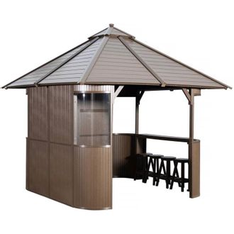 Habitat et Jardin Whirlpool-Haus Bali - 330 x 330 x 323 cm
