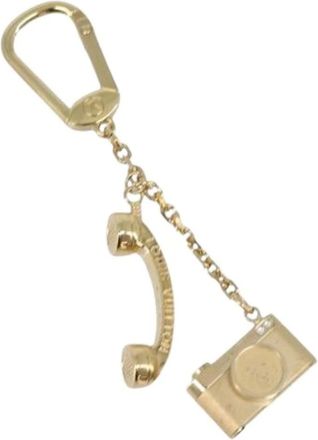 Louis Vuitton Pre-owned Porte-cl&eacute;s en m&eacute;tal - Femme - Pre-owned - Jaune - Taille: ONE Size
