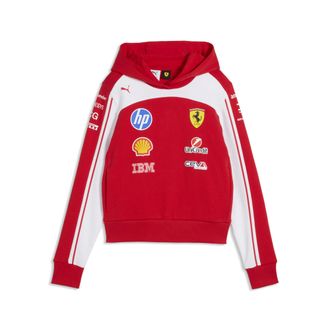 Puma Hoodie court Replica Scuderia Ferrari HP Femme, V&ecirc;tements, Rouge, XXS