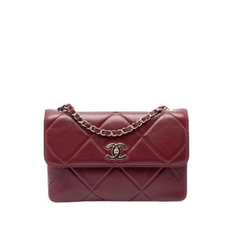 Chanel Pre-owned Vintage Classic Flap Schultertasche - - Pre-owned - Damen - Rot - ONE SIZE