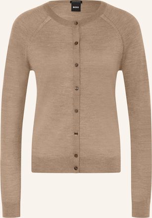HUGO BOSS Strickjacke Fonami beige