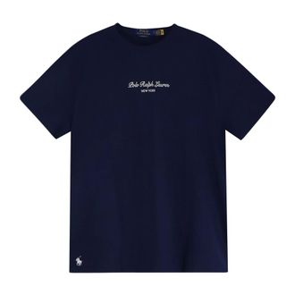Polo Ralph Lauren Homme, Tops, Bleu, Taille: XL T-shirt col rond