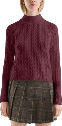 QS by s.Oliver Pullover mit Zopfmuster