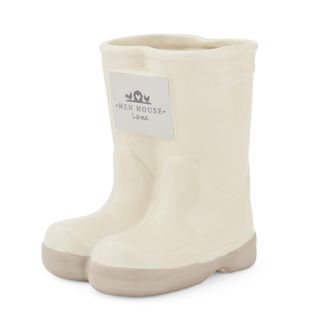 Cooksmart Hen House Lane Utensilientopf f&uuml;r Gummistiefel, rustikale Bauernhaus-Steingut-Aufbewahrung, dekorativer K&uuml;chenhalter f&uuml;r Besteck und Werkzeuge, Geripp