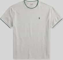 Polo Ralph Lauren Regular Fit T-Shirt aus Baumwoll-Mix mit Kontraststreifen